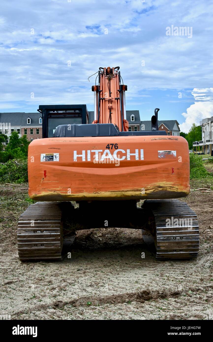 Deforestation site for new home building Stock Photo - Alamy