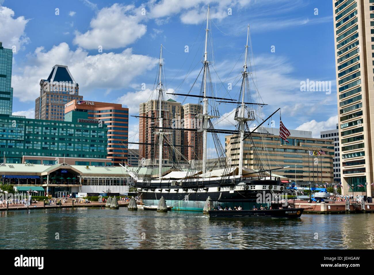 Baltimore inner harbor Maryland Stock Photo - Alamy