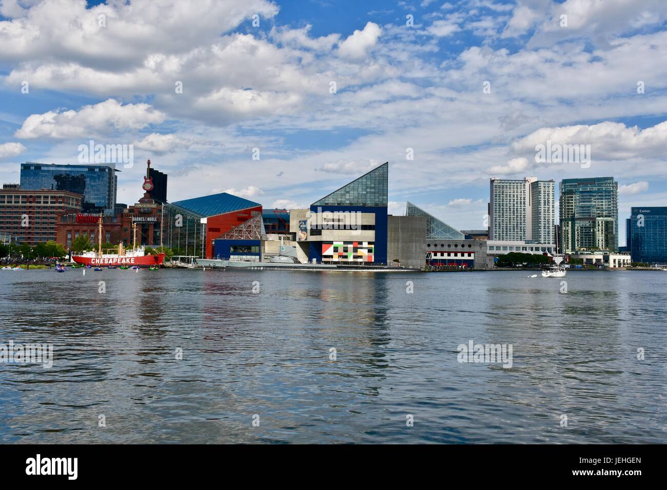 Baltimore inner harbor Maryland Stock Photo - Alamy