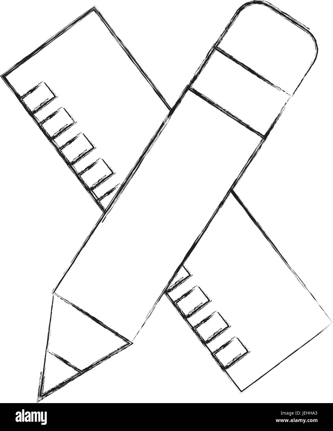 Pencil writing instrument Stock Vector Image & Art - Alamy