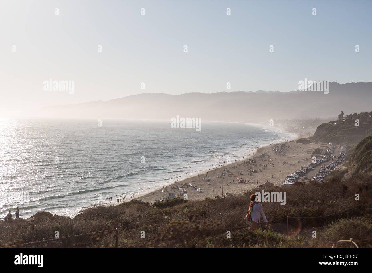 Malibu beach coast cliff hi-res stock photography and images - Alamy