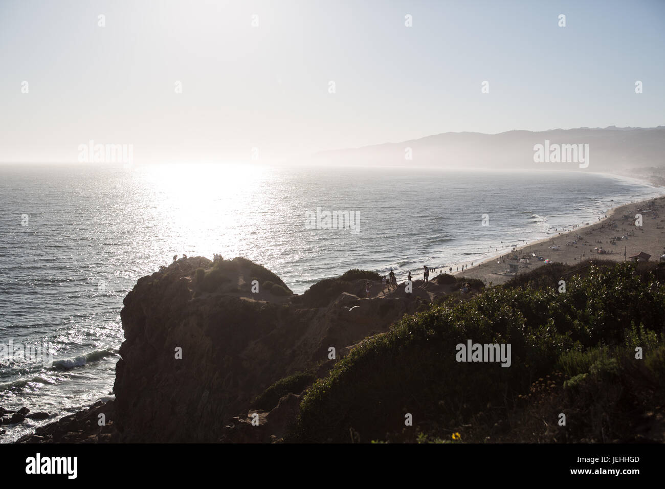 Malibu beach coast cliff hi-res stock photography and images - Alamy