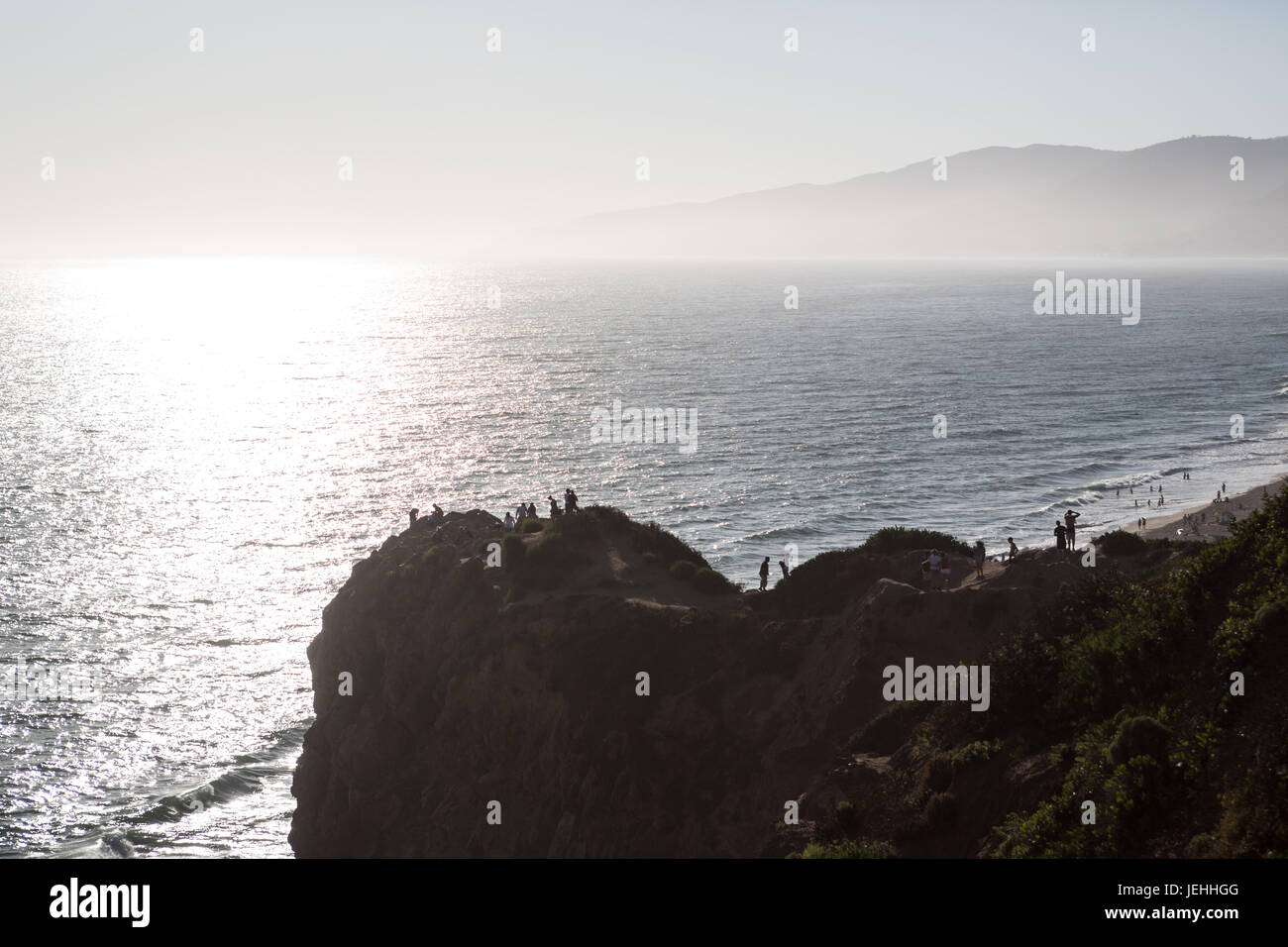 Malibu beach coast cliff hi-res stock photography and images - Alamy