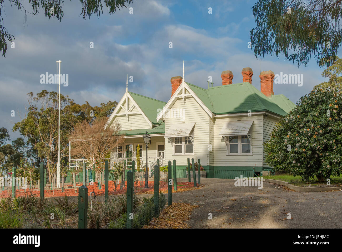 Nyerimilang Homestead, near Lakes Entrance, Victoria, Australia Stock ...