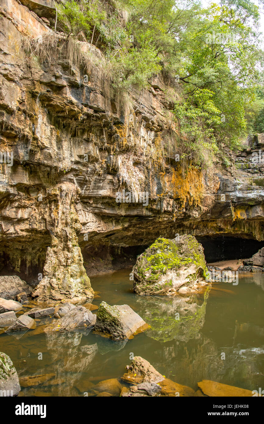 Den of Nargun, Mitchell River National Park, Victoria, Australia Stock ...