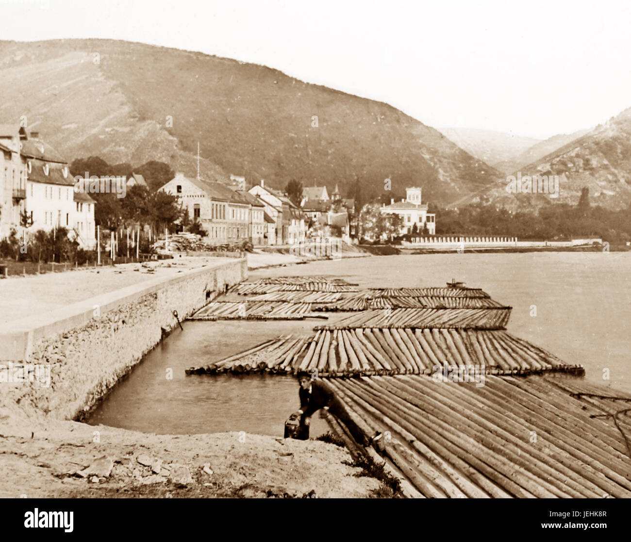 Boppard, Germany, Victorian period Stock Photo - Alamy