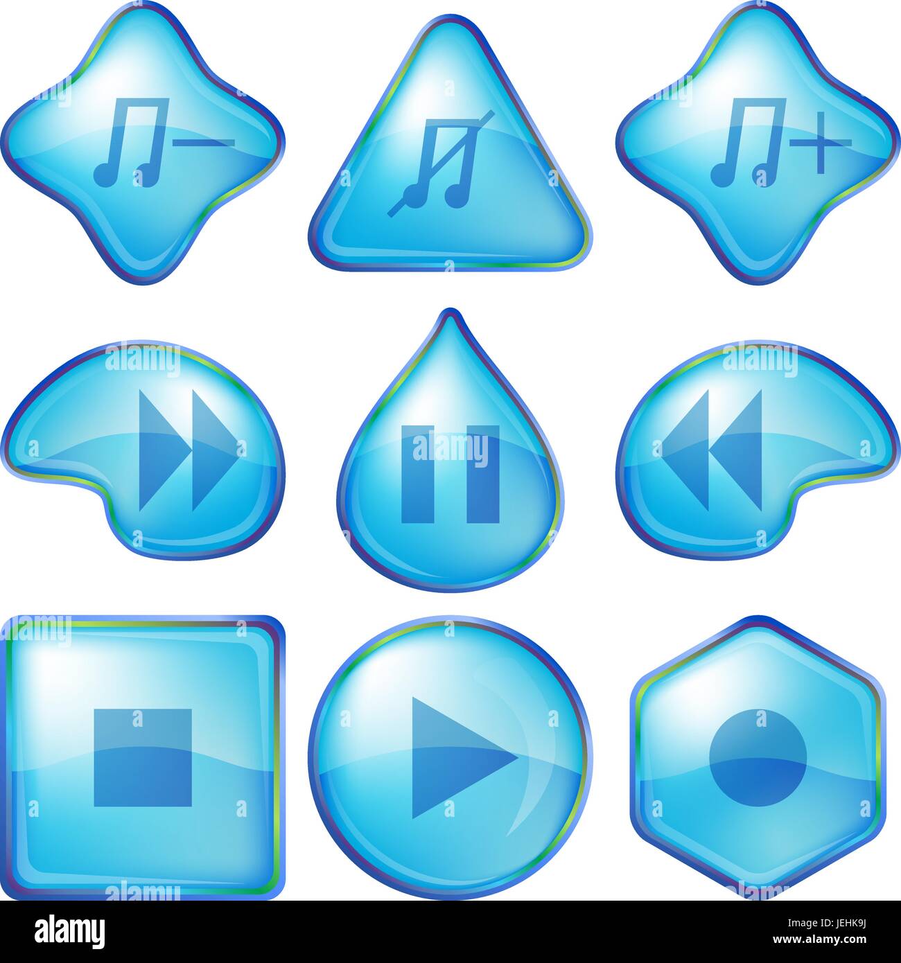 Playback buttons hi-res stock photography and images - Alamy