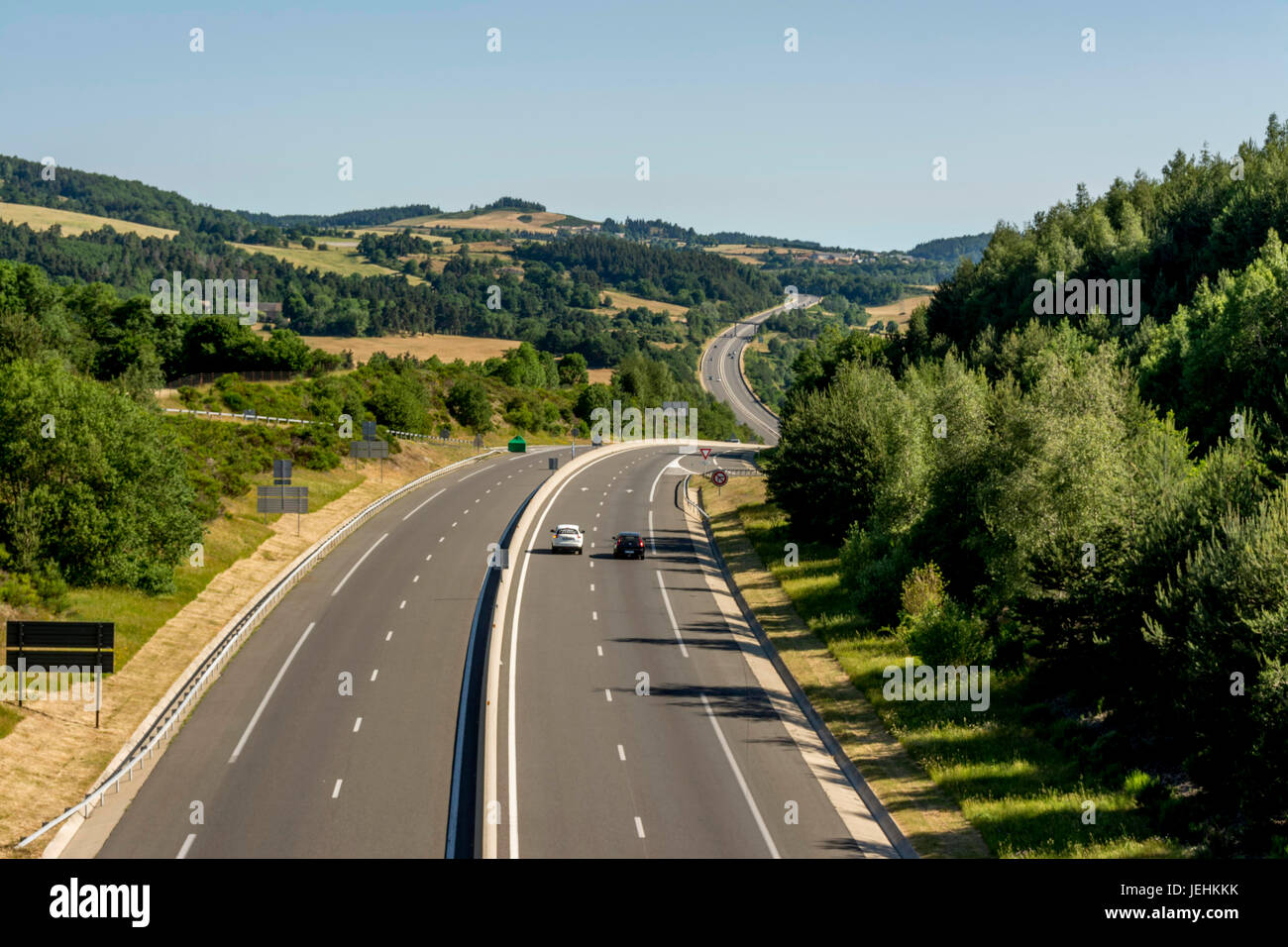 France motorway hi-res stock photography and images - Alamy