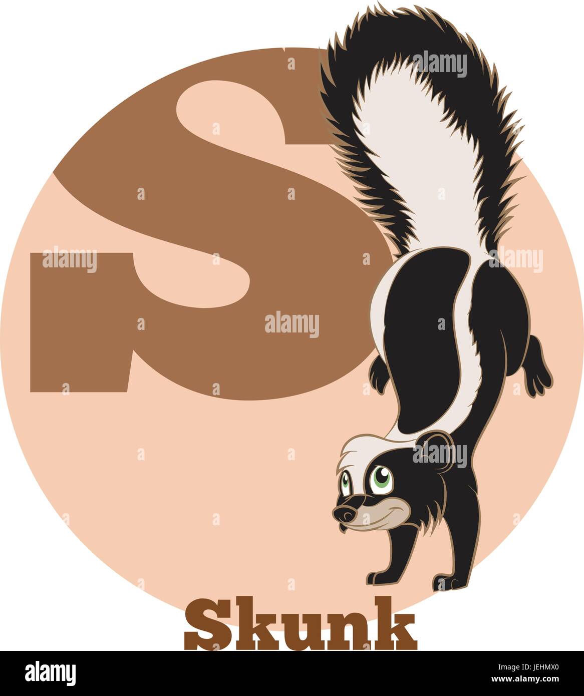 Skunk cartoon character hi-res stock photography and images - Alamy
