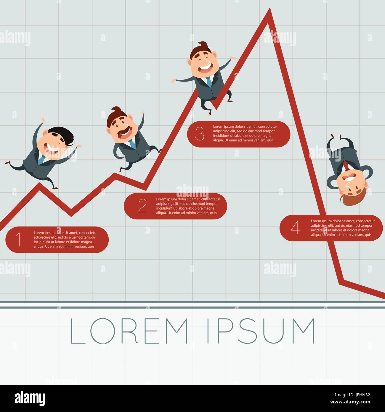 Concept business finance growth Stock Vector Images - Alamy