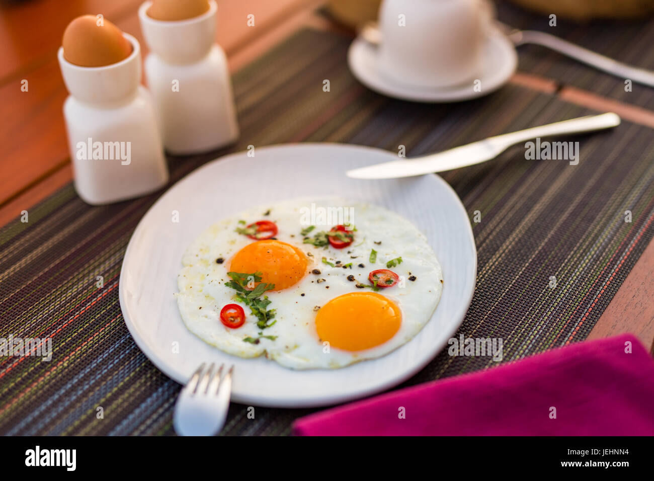 Morning table hi-res stock photography and images - Alamy