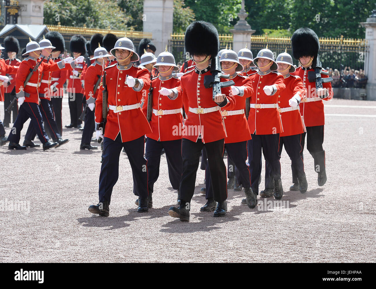 Soliders of the Coldstream Guards and of the 2nd Battlion of Princess ...