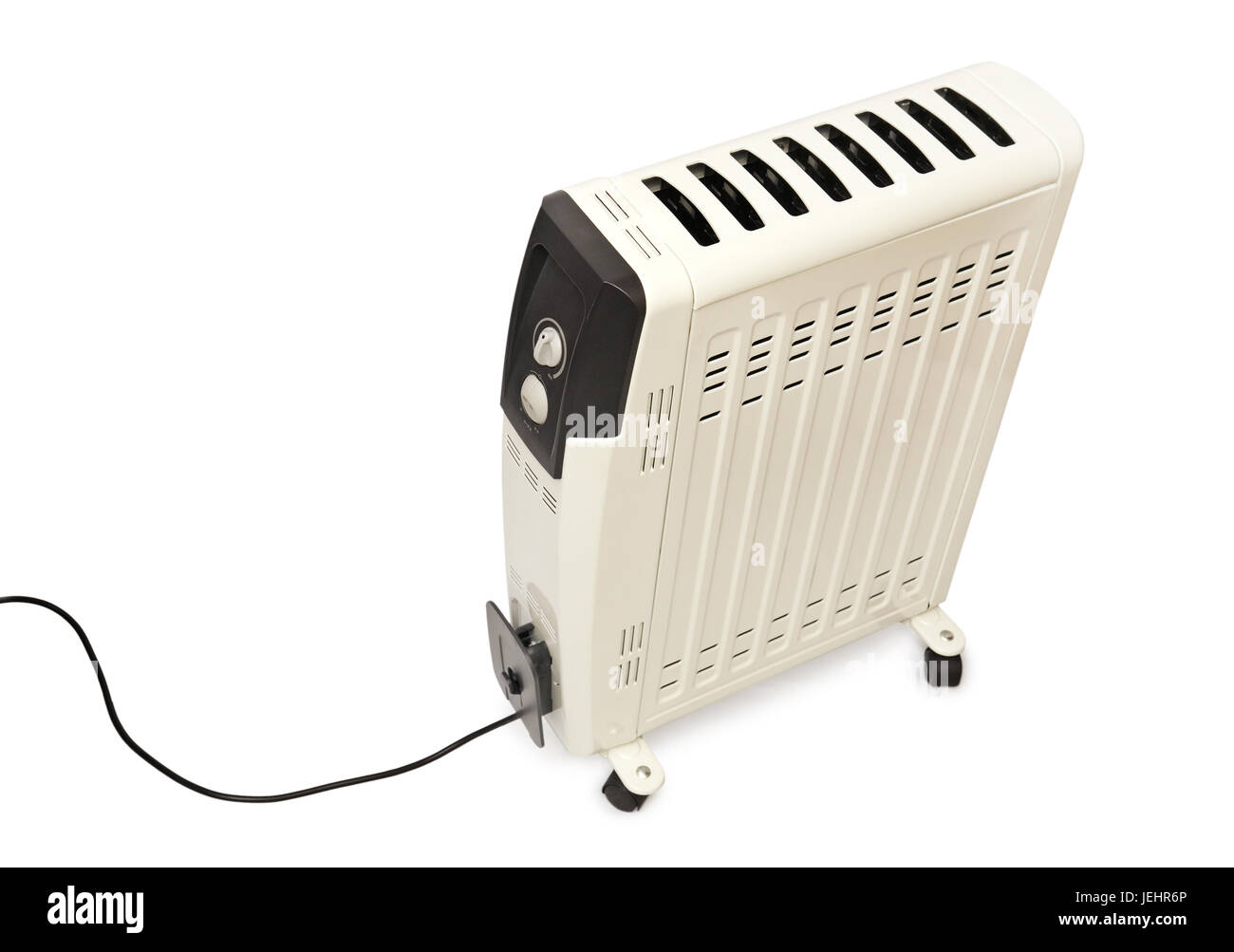 electric fire isolated on a white background Stock Photo - Alamy