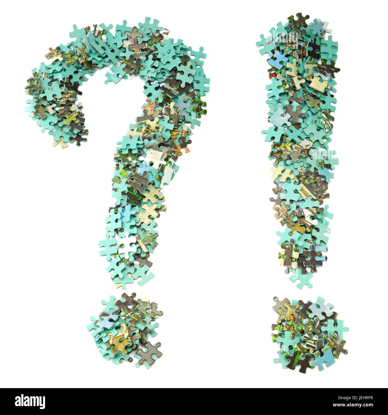 figure of the puzzle isolated on white background Stock Photo - Alamy