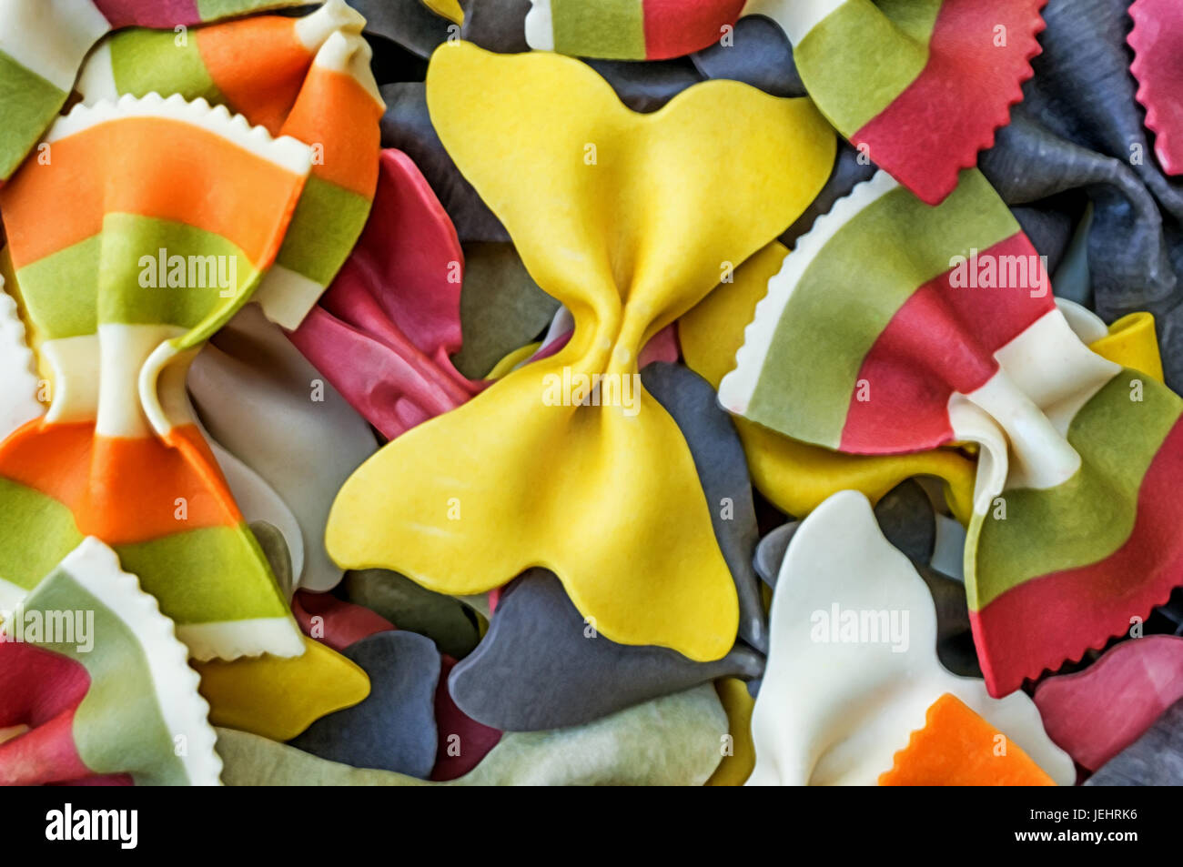 Colored pasta hi-res stock photography and images - Alamy
