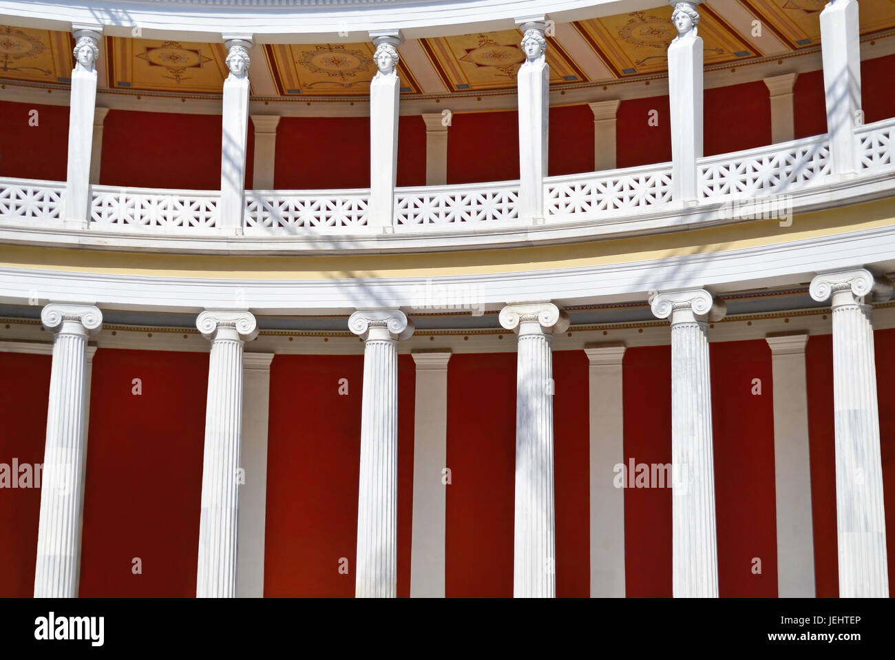 inside of the Zappeion Megaron Hall of Athens Greece Stock Photo - Alamy