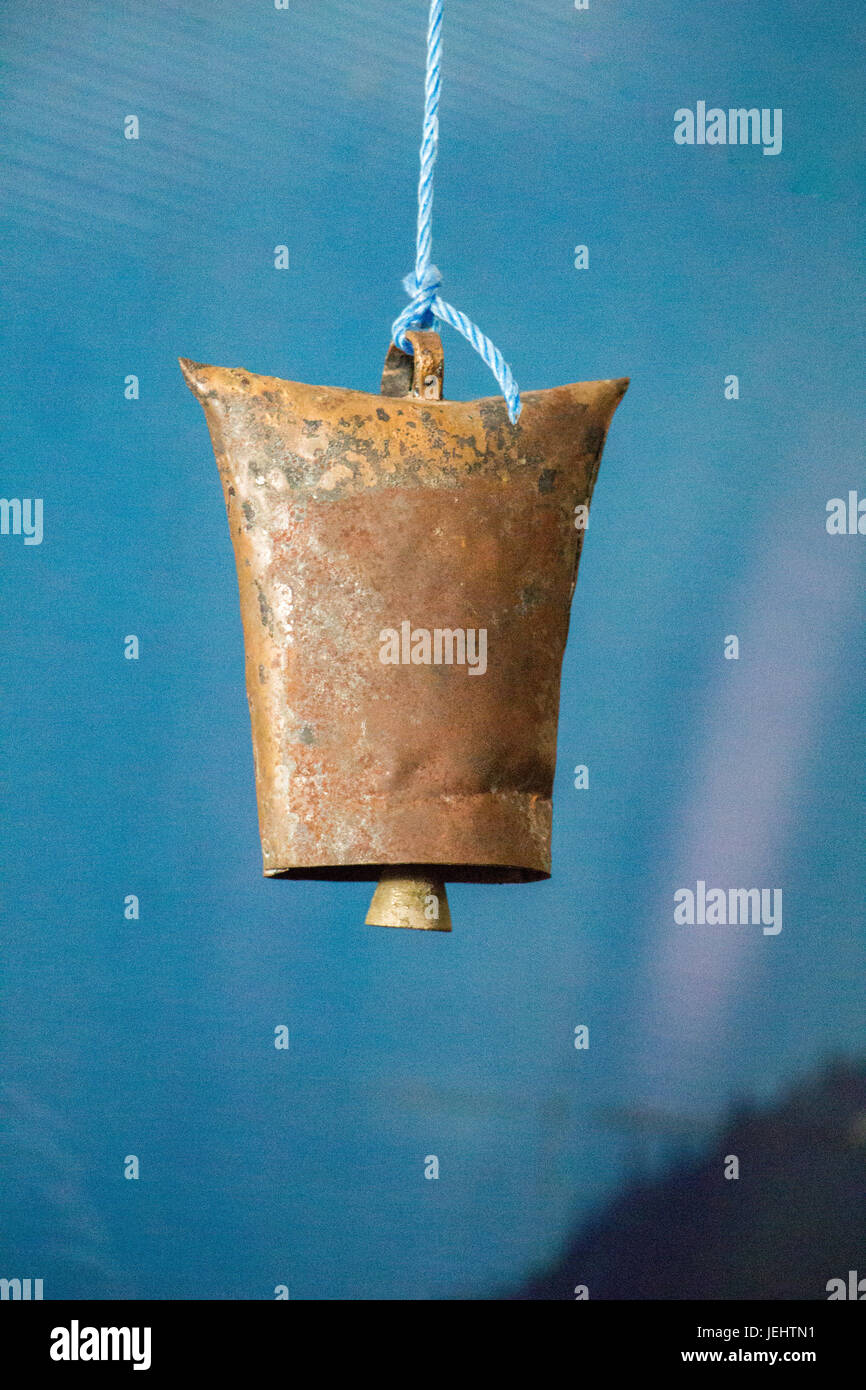antique old style retro metal bell Stock Photo - Alamy