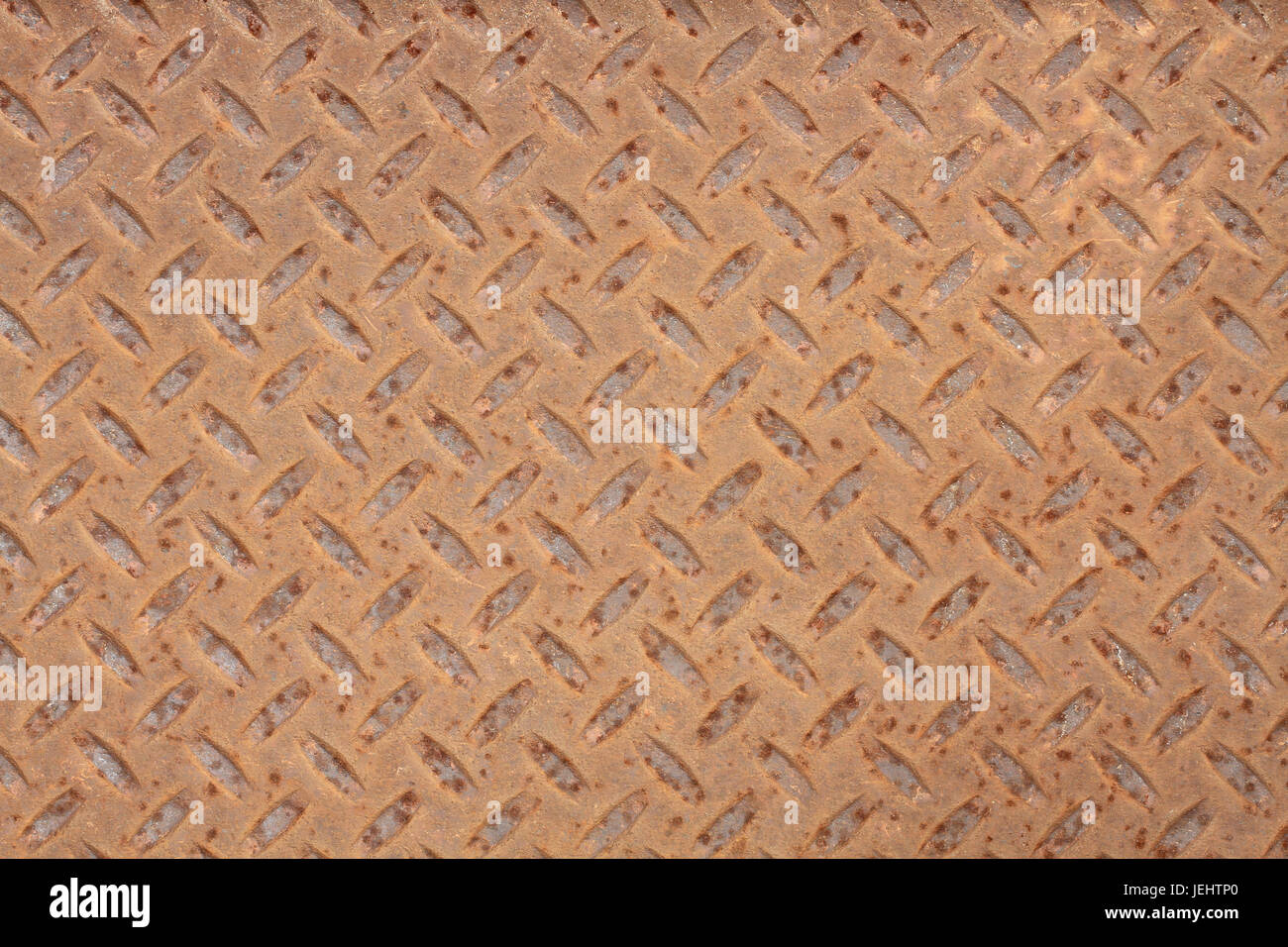 Rusty metal sheet - textured metal background with non slip repetitive ...