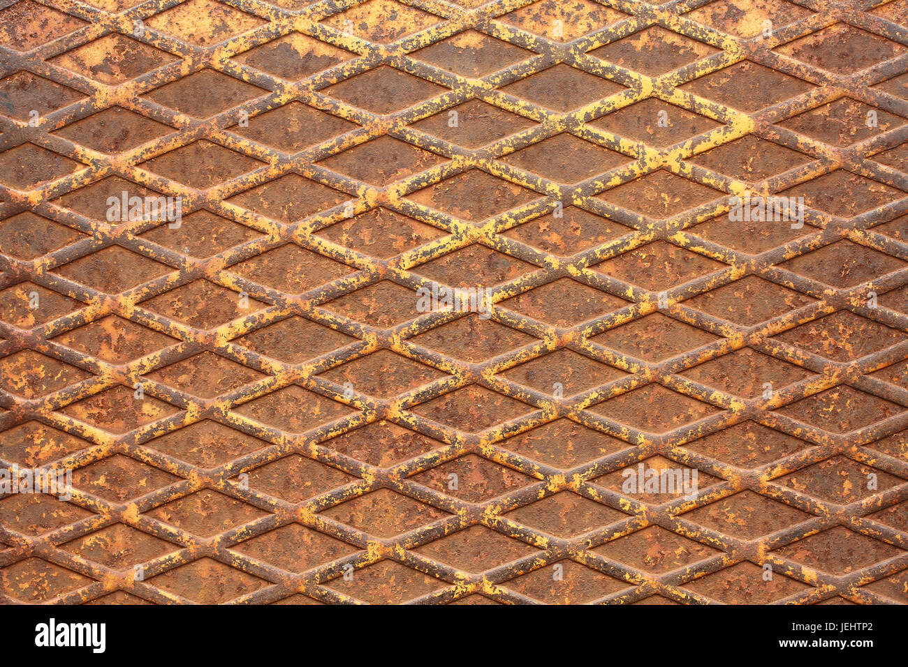 Rusty metal sheet - textured metal background with non slip repetitive ...