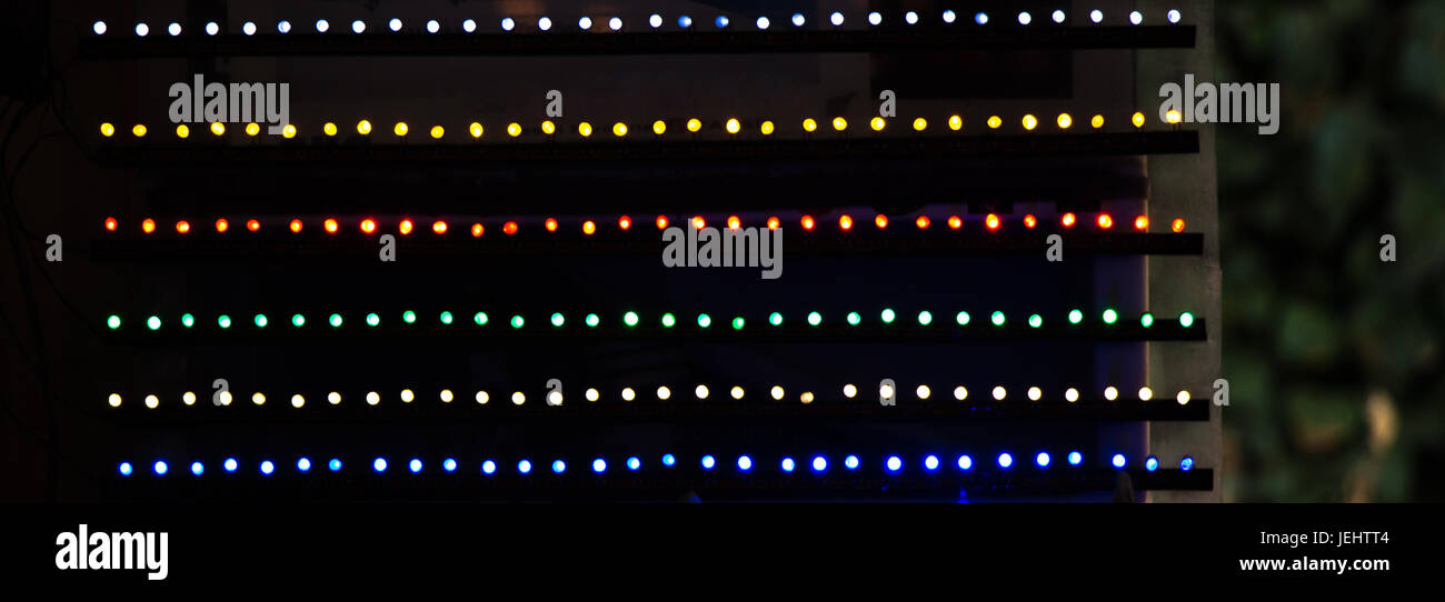 Christmas lights and party lights of a certain type Stock Photo - Alamy