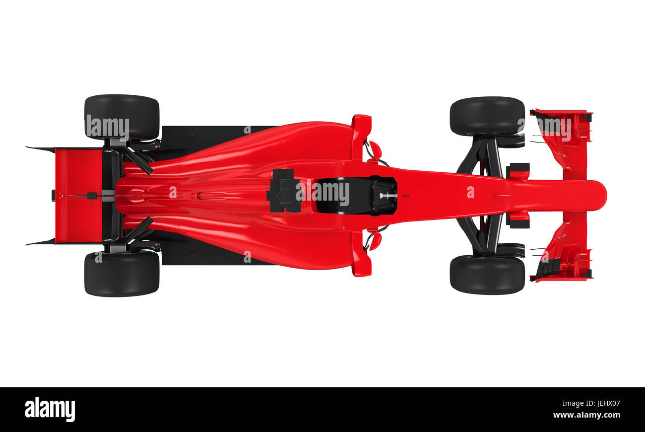 Formula One Race Car Isolated Stock Photo - Alamy