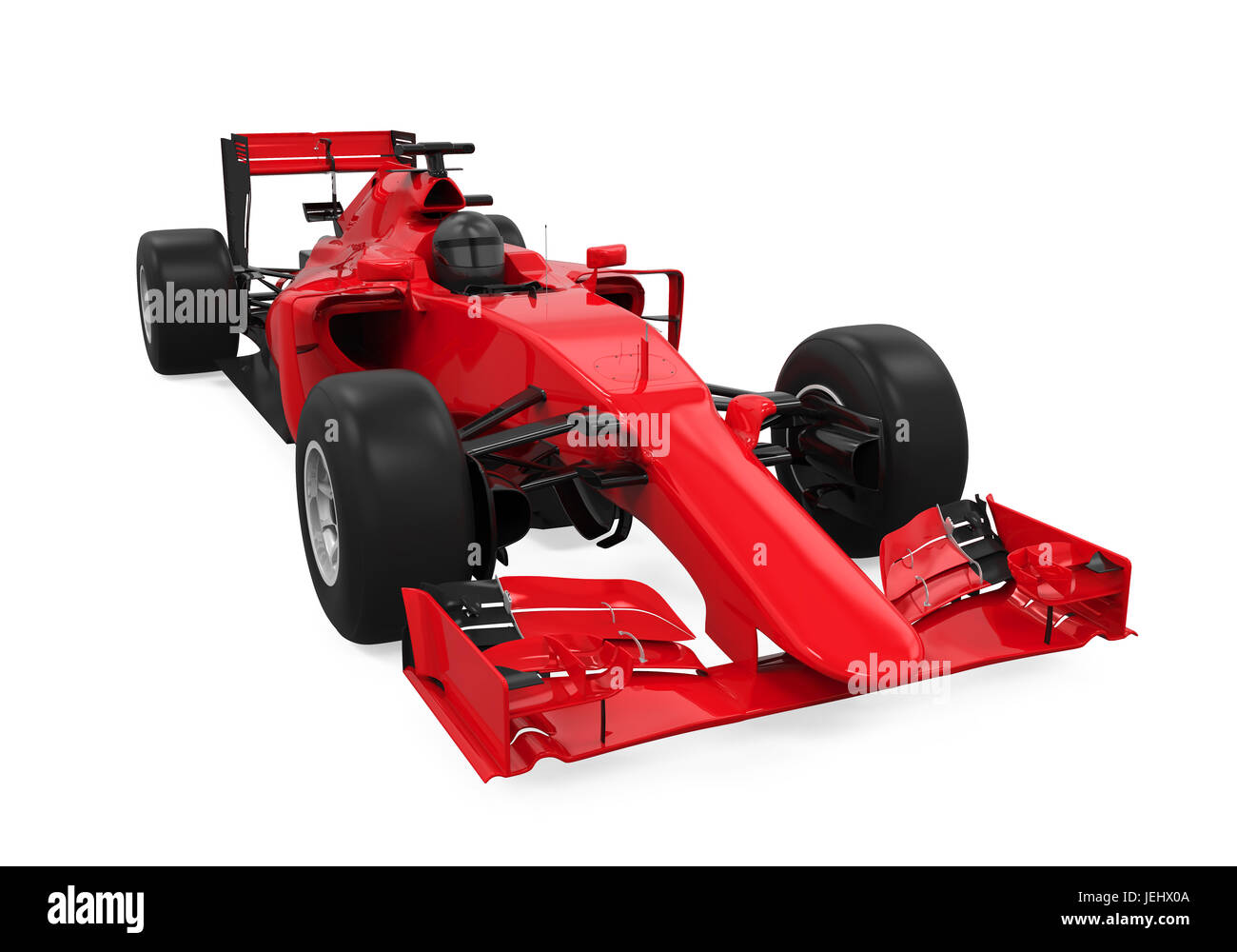 Formula One Race Car Isolated Stock Photo - Alamy