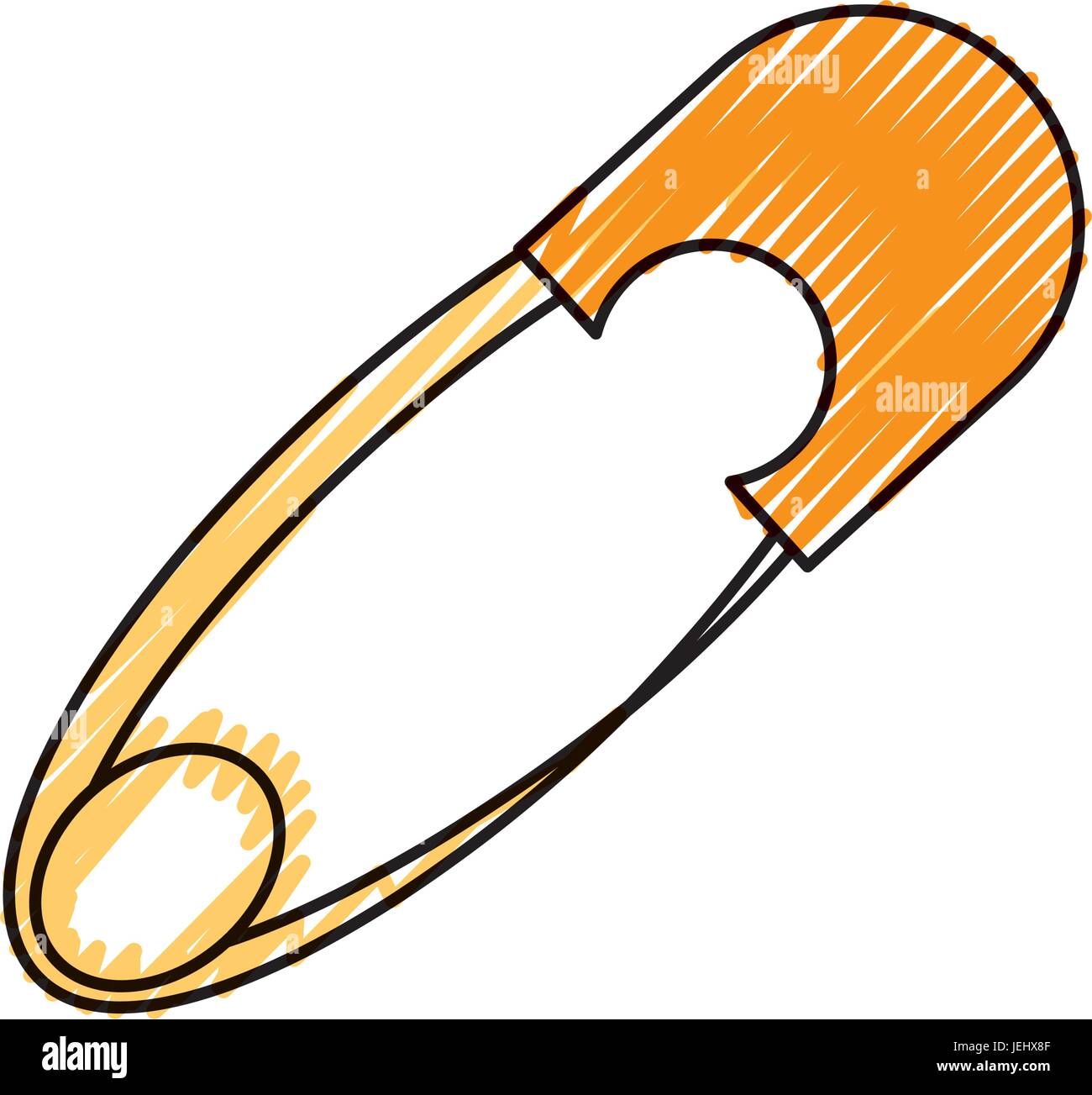 Baby Diaper Pins Stock Vector Image & Art - Alamy