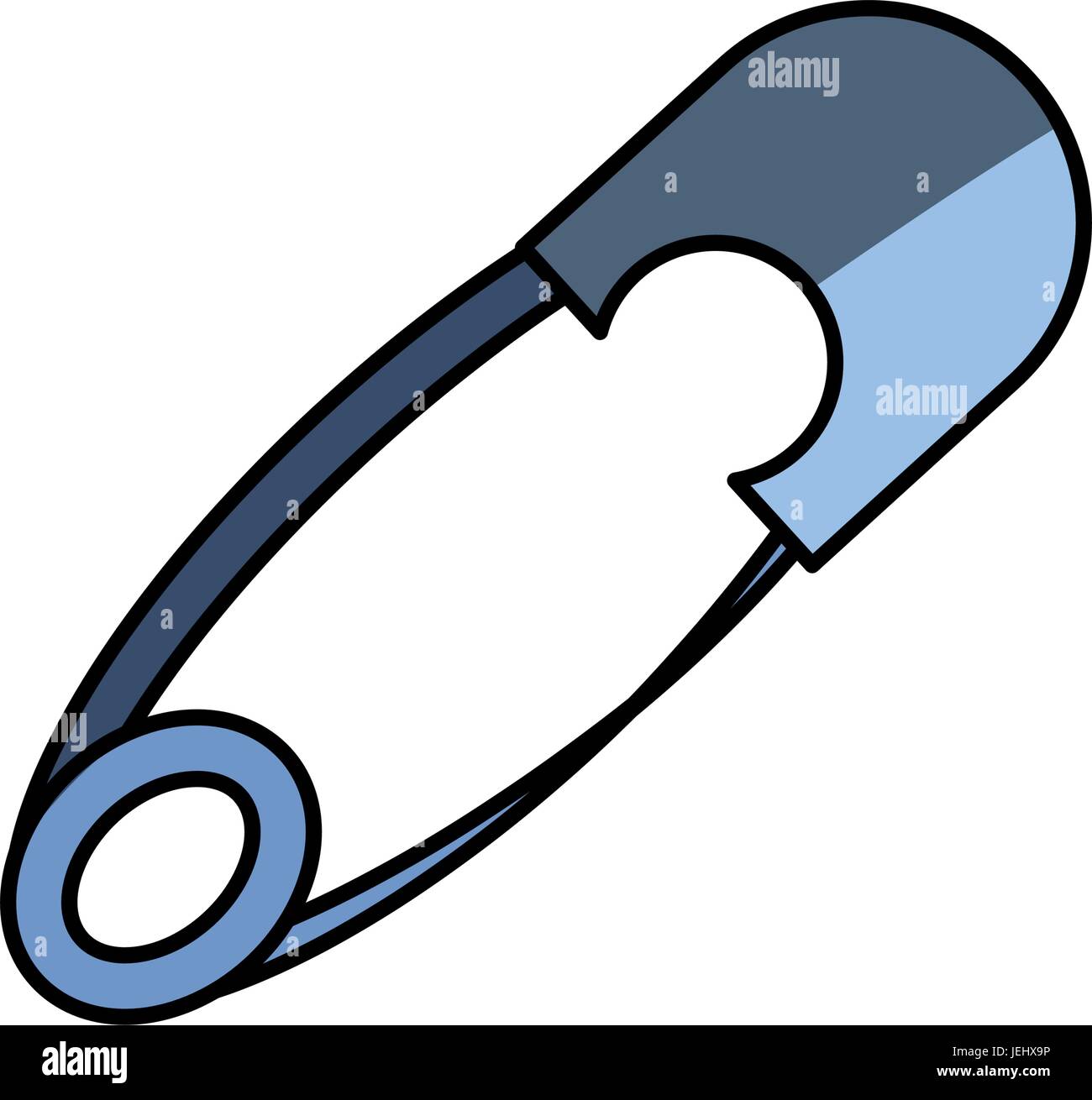 Baby Diaper Pins Stock Vector Image & Art - Alamy