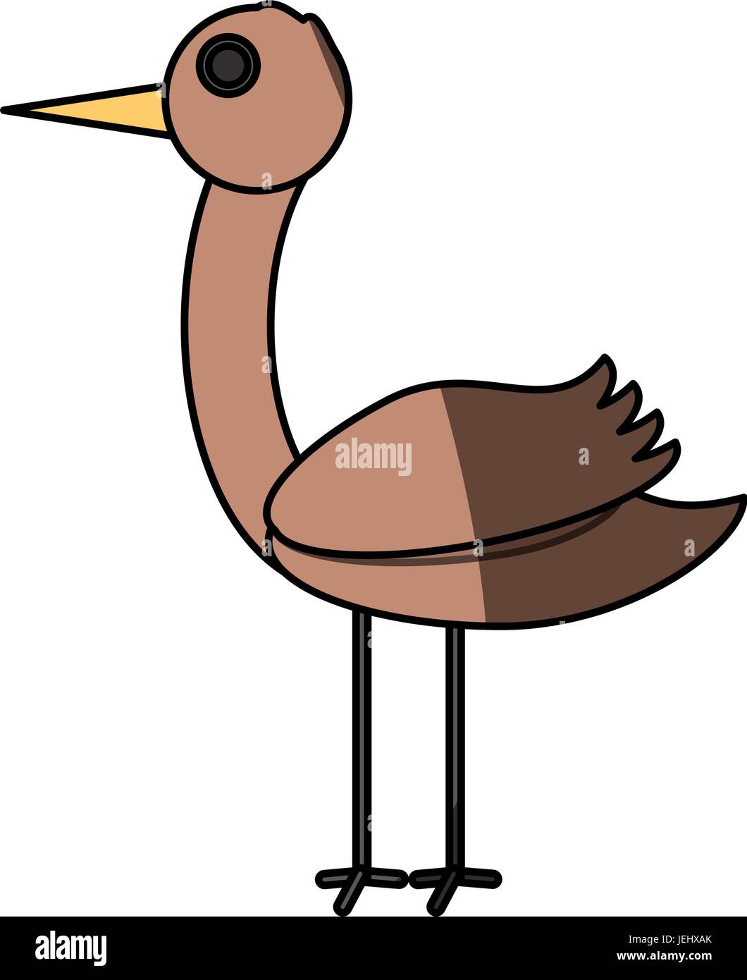 Stork bird cartoon Stock Vector Image & Art - Alamy