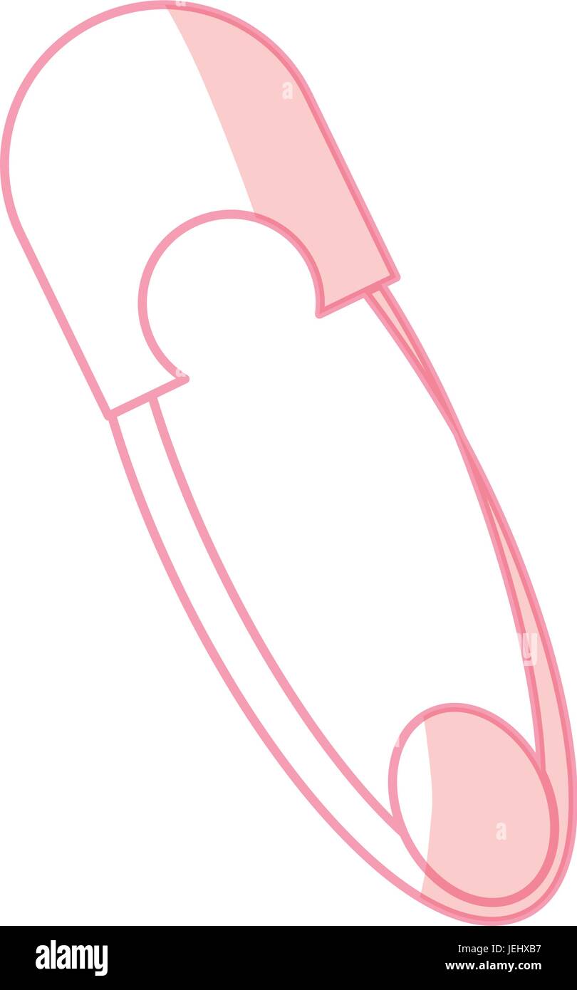 Baby Diaper Pins Stock Vector Image & Art - Alamy