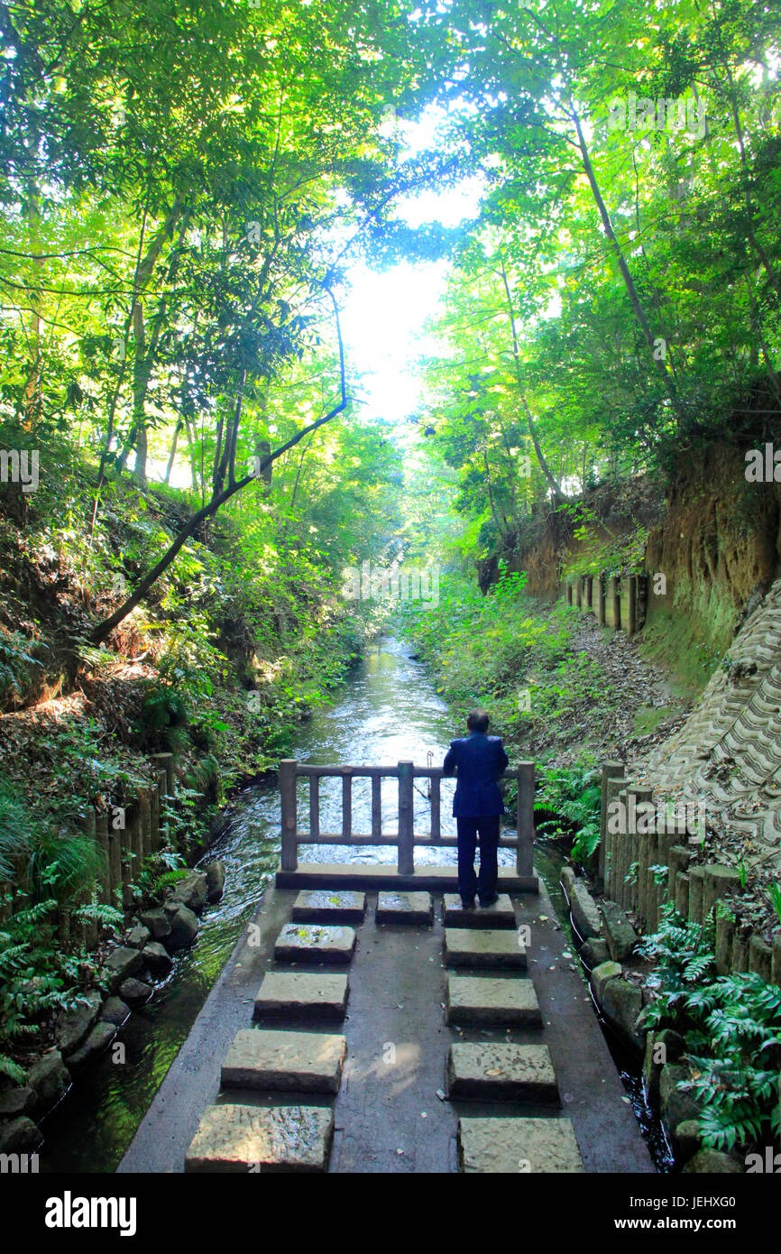 Tokyo canal walk hi-res stock photography and images - Alamy