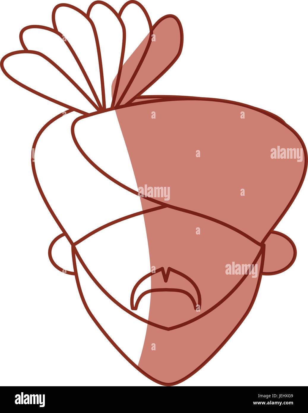 Indian ethic man cartoon Stock Vector Image & Art - Alamy