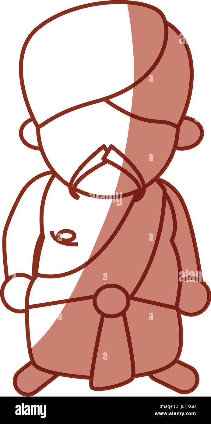 Indian ethic man cartoon Stock Vector Image & Art - Alamy