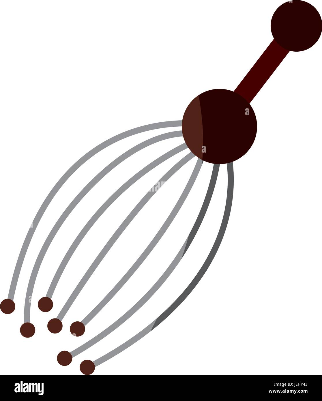 Massager for head Stock Vector Images - Alamy