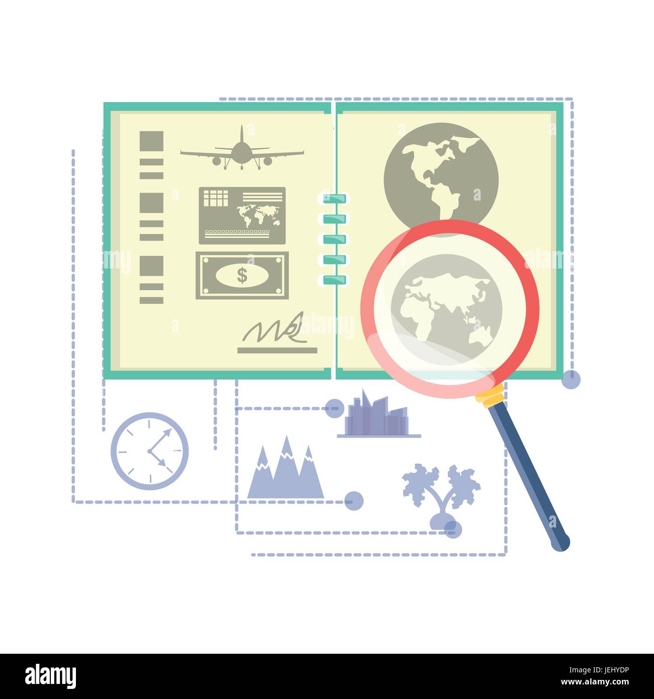 Map of tours Stock Vector Images - Alamy