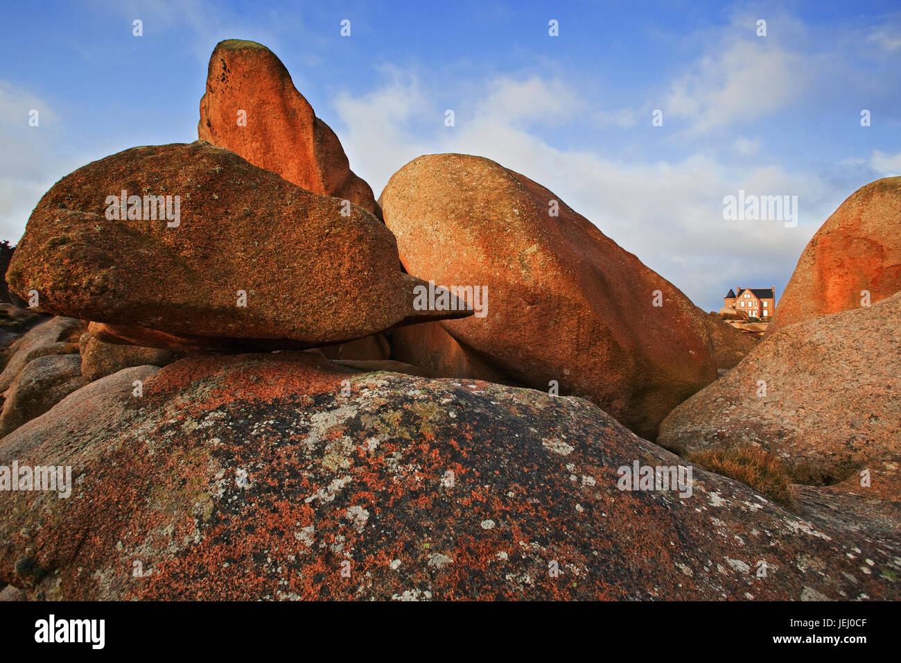 Côte de Granit Rose Stock Photo - Alamy