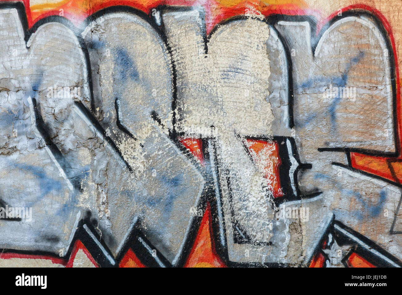 Graffiti alphabet red hi-res stock photography and images - Alamy