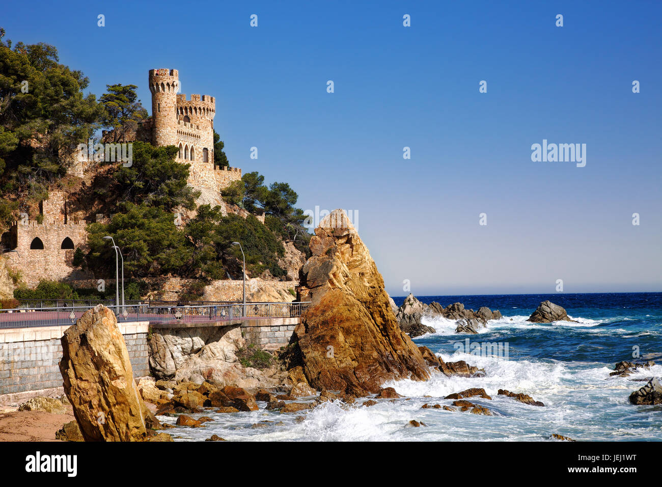 Castell de lloret de mar hi-res stock photography and images - Alamy