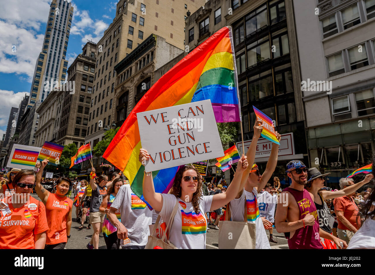 New York, USA. 25th Jun, 2017. Hundreds of participants attended the ...