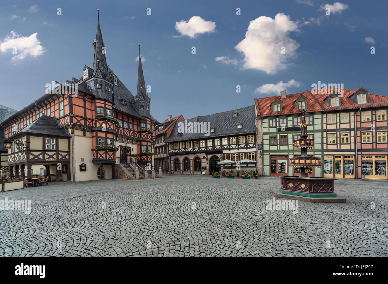 Wernigerode city hall hi-res stock photography and images - Alamy