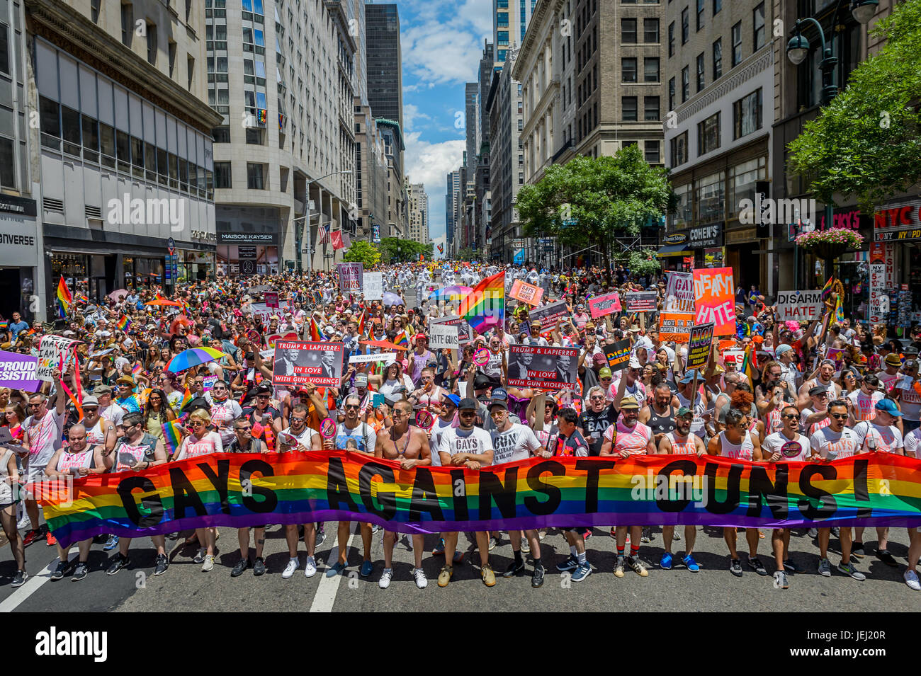 New York, USA. 25th Jun, 2017. Hundreds of participants attended the ...