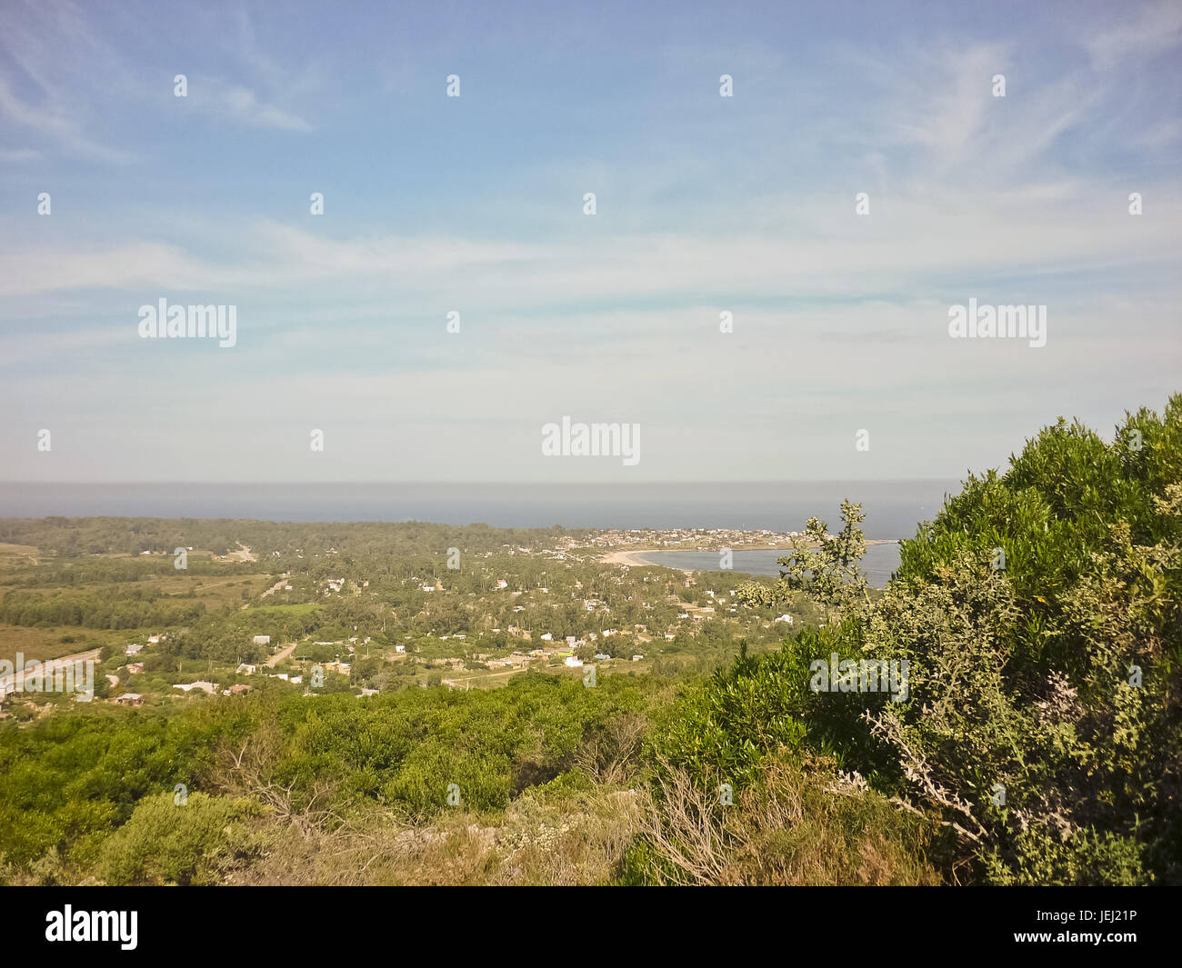 San Antonio Hill View Stock Photo - Alamy