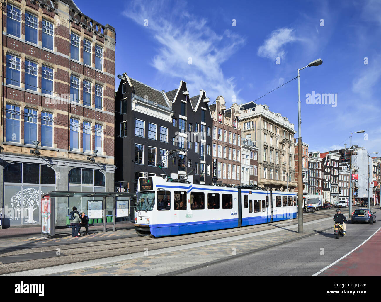 Amsterdam tram network hi-res stock photography and images - Alamy