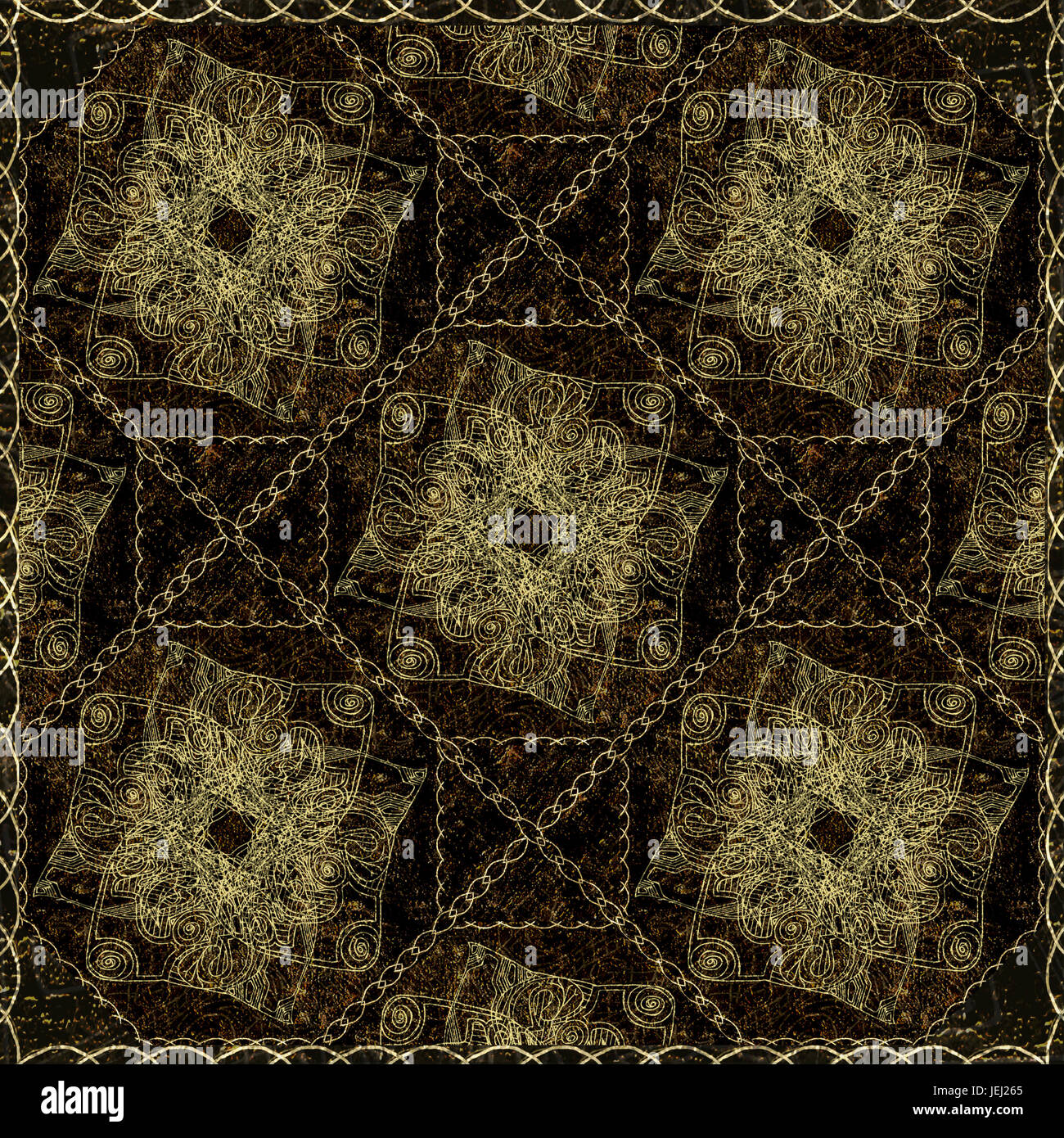 Royal Baroque Ornament Artwork Stock Photo - Alamy