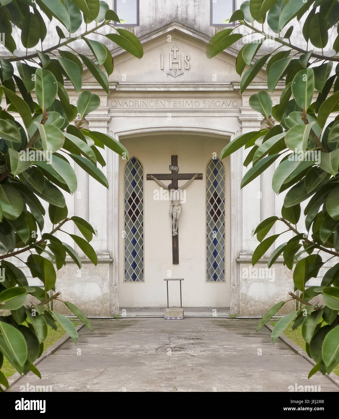 Christian Chapel Entrance Stock Photo - Alamy