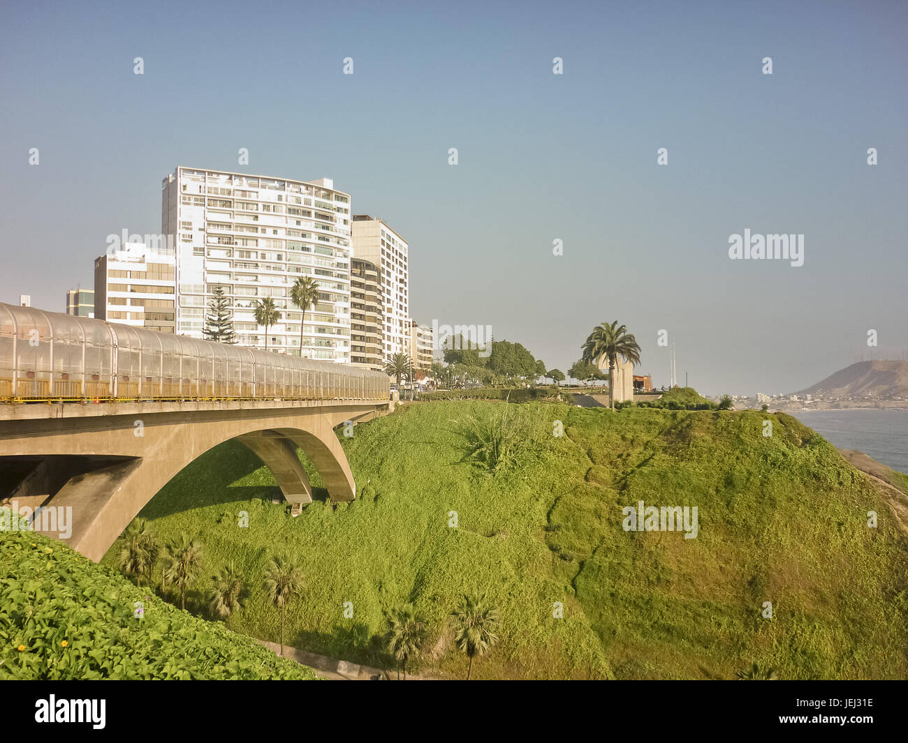 Bridge of the Lima City Stock Photo - Alamy