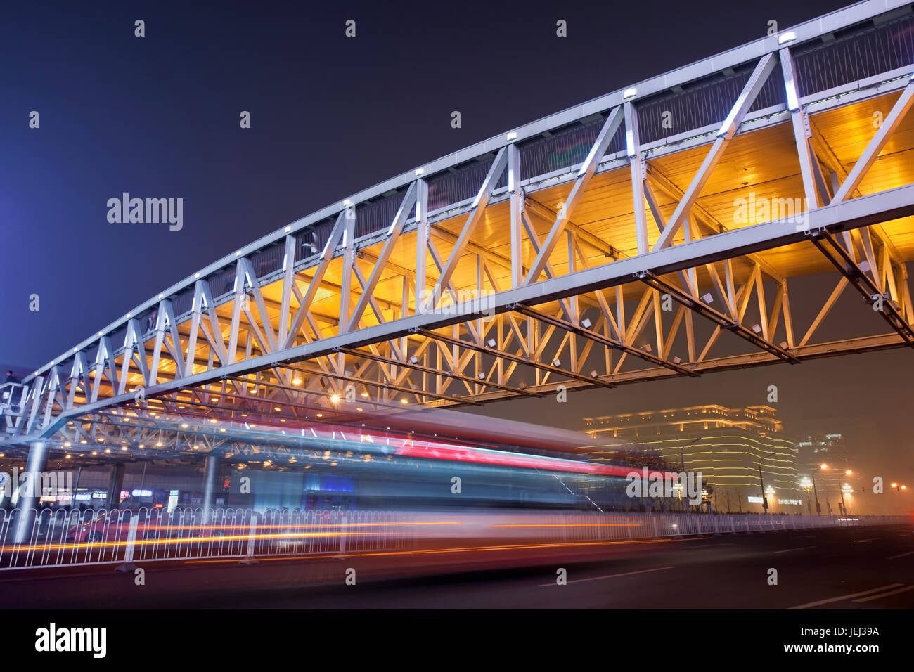 Colorful illumination under bridge hi-res stock photography and images ...