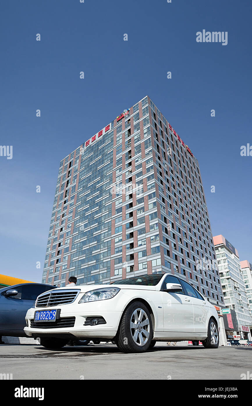 BEIJING-MARCH 31, 2012. Mercedes Benz parked on. China is the world's ...