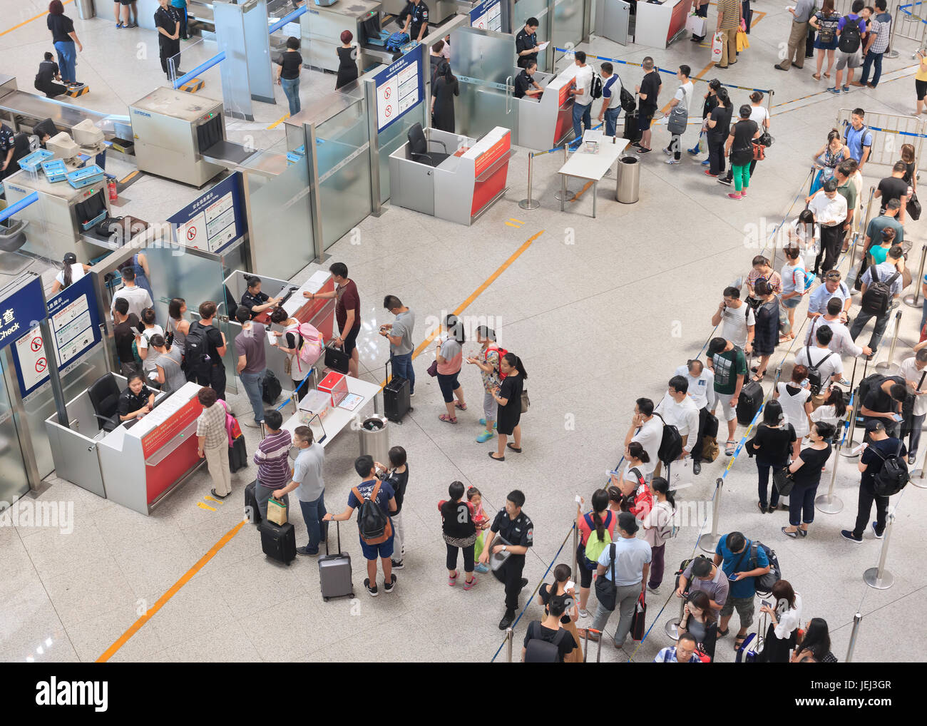 Beijing airport security hi-res stock photography and images - Alamy