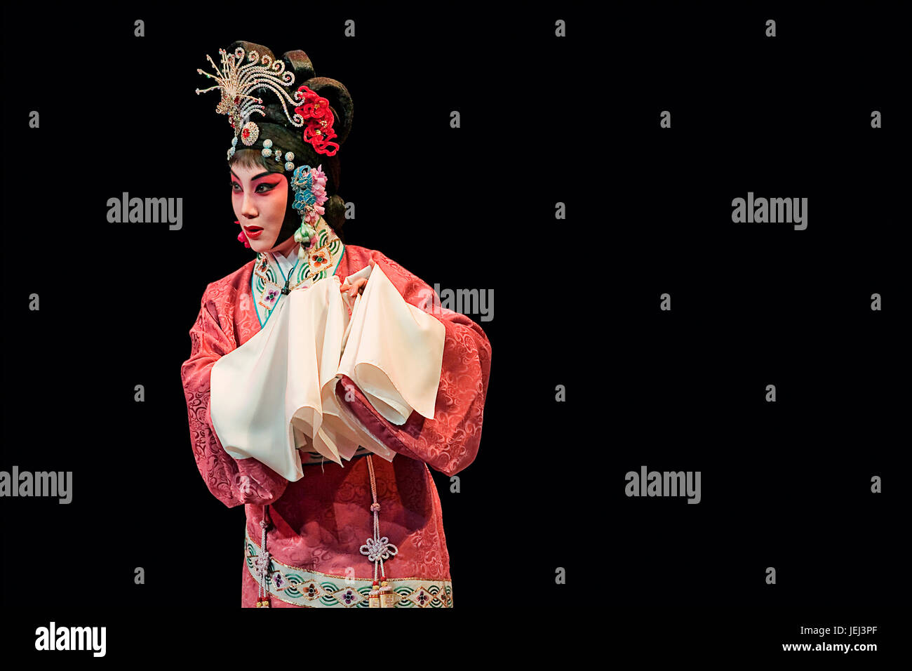BEIJING – JUNE 18, 2008. Chinese opera at Chang An Theater Beijing ...
